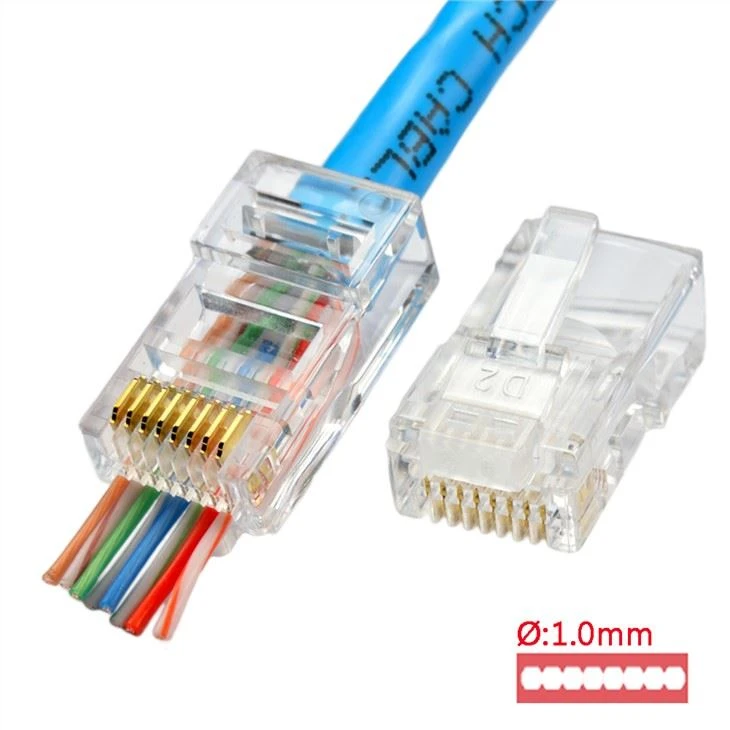 Rj45 Pass Through Utp Cat5E Suppliers, Manufacturers, Factory ...